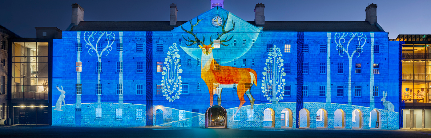 National Museum of Ireland Collins Barracks - Dublin Winter Lights National Museum of Ireland Collins Barracks - Dublin Winter Lights